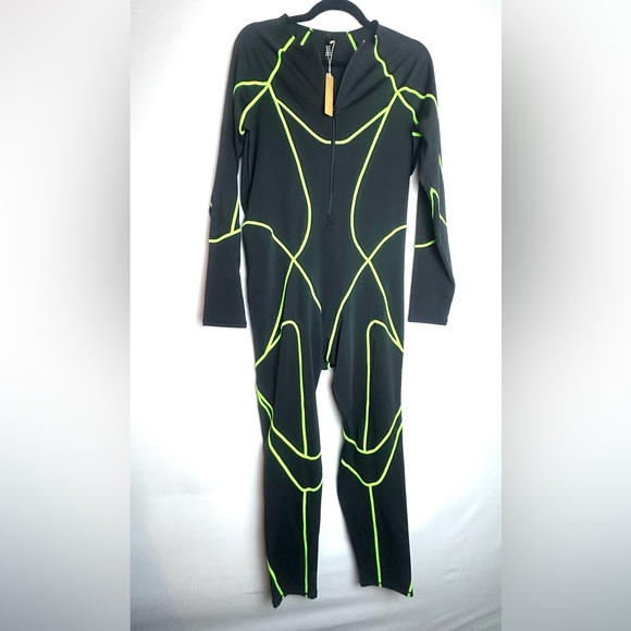 SKIMS | Pants & Jumpsuits | New Skims Black Moto Contour Catsuit ...